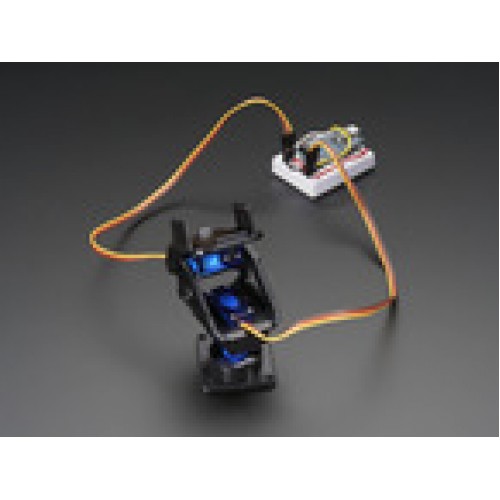 Mini Pan-Tilt Kit - Assembled with Micro Servos at MG Super Labs India