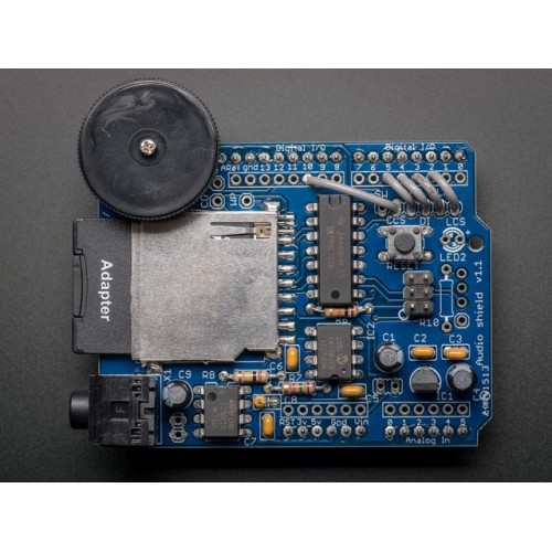 Adafruit Wave Shield for Arduino Kit - v1.1 at MG Super Labs India