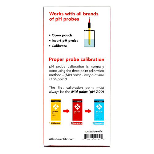 Atlas Scientific pH/ORP Storage Solution Set (3 pouches) at MG Super ...