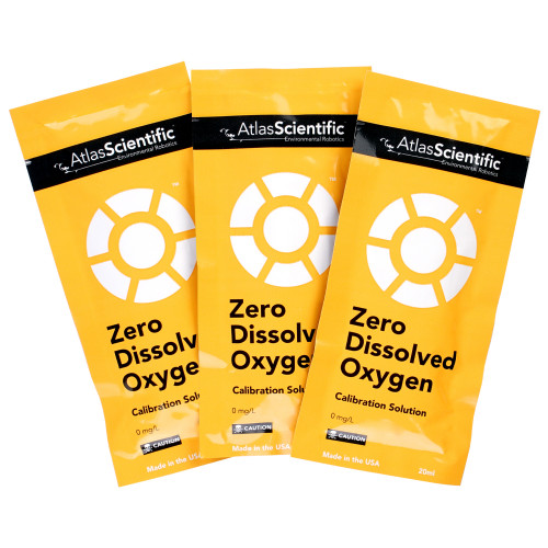 Atlas Scientific Zero Dissolved Oxygen Calibration Set (3 pouches) at ...