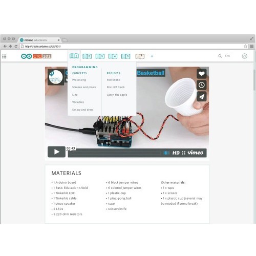 Arduino CTC 101 Program - Full at MG Super Labs India