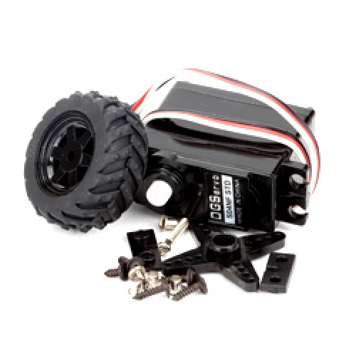 Dagu Continuous rotation servo with wheels at MG Super Labs India