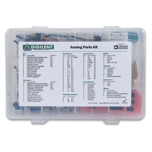 Analog Parts Kit by Analog Devices: Companion Parts Kit for the Analog ...