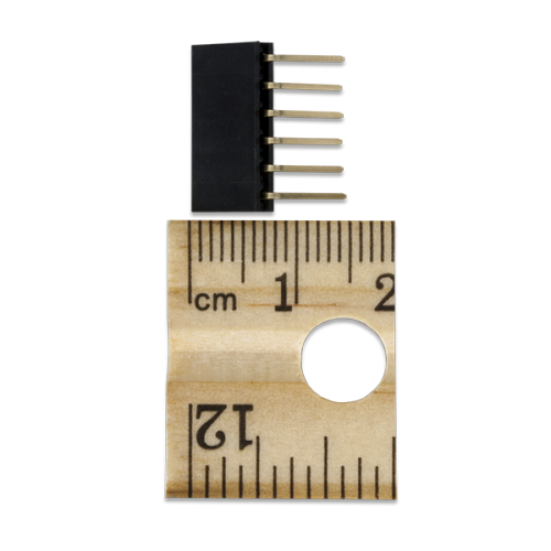 Pmod Female Right Angle 6-pin Header (5-pack) at MG Super Labs India