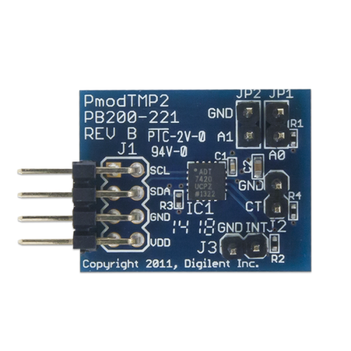 Pmod TMP2: Temperature Sensor at MG Super Labs India