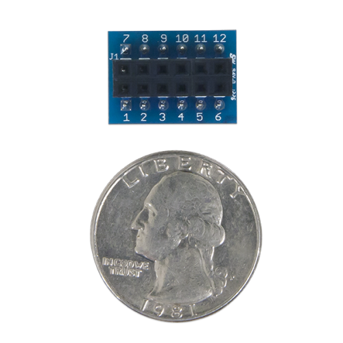 Pmod DIP: DIP to 12-pin Pmod Adapter at MG Super Labs India