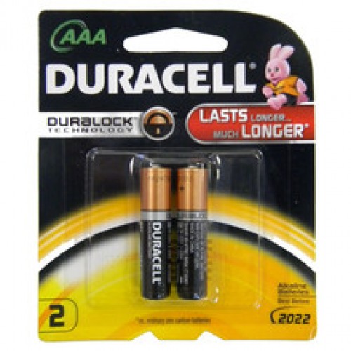 Duracell AAA Battary (Pack of 2) at MG Super Labs India