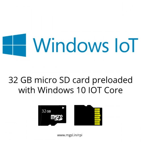 32 GB Micro SD Card with Windows 10 IOT core at MG Super Labs India