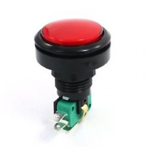 Small Dome Push Button - Red (Economy) at MG Super Labs India