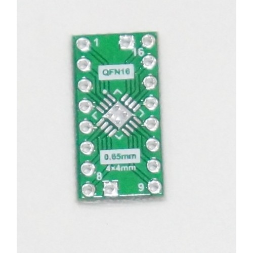 Adapter PCB - SMD to DIP - QFN16 to DIP16 at MG Super Labs India