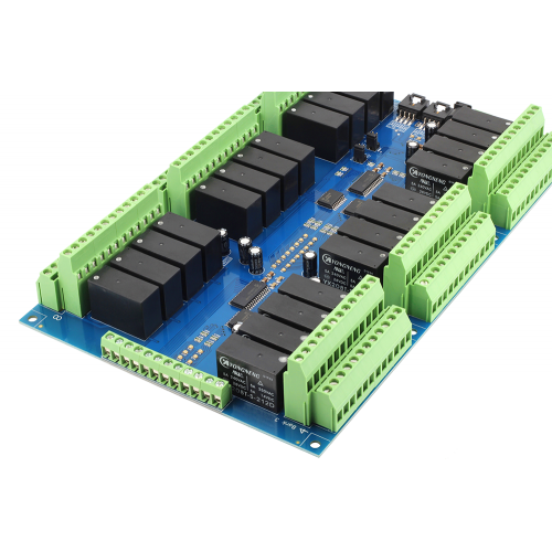 24-Channel DPDT Signal Relay Controller + 8 GPIO with I2C Interface at ...