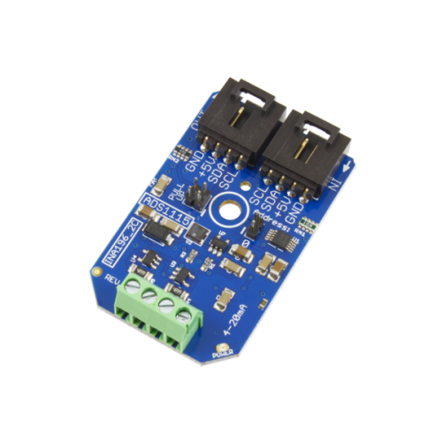 2-Channel 4-20 mA Current Loop Receiver 16-Bit ADS1115 I2C Mini Module ...