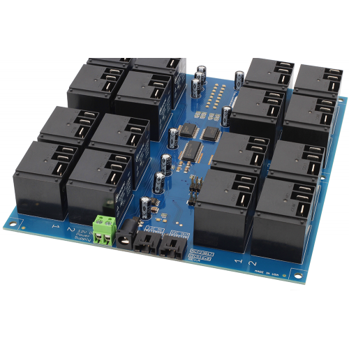 16-Channel High-Power Relay Controller with I2C Interface at MG Super ...