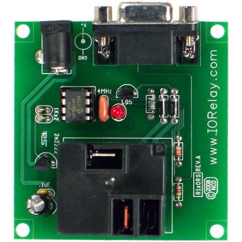 RS-232 1-Channel High-Power Relay Controller with Serial Interface LOW ...