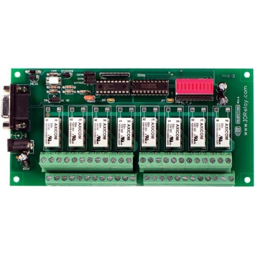 RS-232 8-Channel DPDT Relay Controller with Serial Interface at MG ...