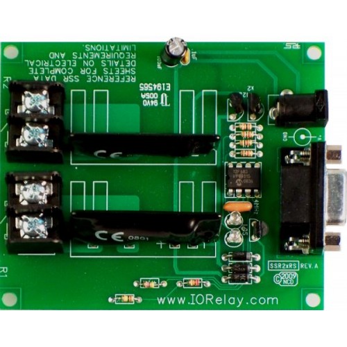 RS-232 2-Channel Solid State Relay Controller with Serial Interface at ...