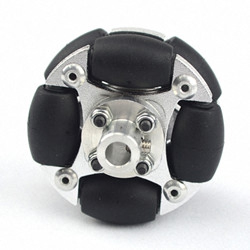 Mecanum Omni Directional Wheel -48mm,Aluminum Double at MG Super Labs India