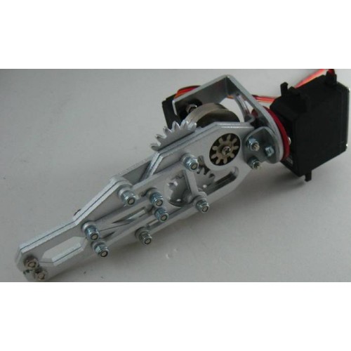 Robotic Arm with mk2 Gripper - 2Dof w/ servo [13cm] at MG Super Labs India