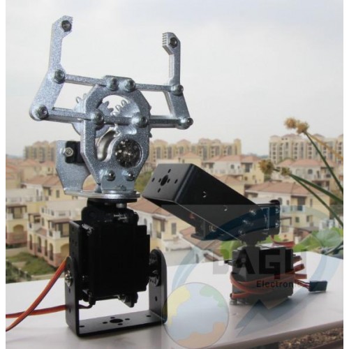 Pan/Tilt Kit with Servo 2DoF [short] at MG Super Labs India