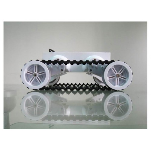 Rover 5 4WD Tracked Chassis with 4encoder grey at MG Super Labs India