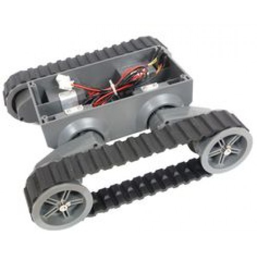 Rover 5 4WD Tracked Chassis with 4encoder grey at MG Super Labs India